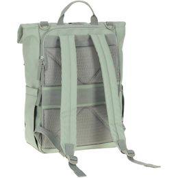 L&auml;ssig L&Auml;SSIG Wickelrucksack &raquo;Green Label, Rolltop Up, silver green&laquo; vegan; zum Teil aus recyceltem Material silber Wickelrucksack