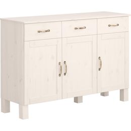 Home Affaire Sideboard &raquo;Alby&laquo; wei&szlig; FSC -zertifiziertes Massivholz