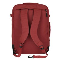 Travelite Damen Travelite Freizeitrucksack &raquo;KICK OFF Rucksack/Bordgep&auml;ck&laquo; Reiserucksack Streetpack Kabinengep&auml;ck rot B/H/T: 37cm x 50cm x 20cm