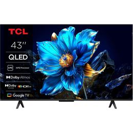 TCL QLED-Fernseher &raquo;43P71KX1&laquo; 108 cm/43 Smart-TV Multi-HDR, Dolby Vision, Smart TV, Airplay2, Dolby Atmos, Game Master schwarz Smart TV: Google TV, 