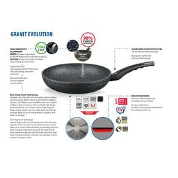 ELO Bratpfanne &raquo;Granit Evolution&laquo; Aluminium 1 Stk. tlg. Induktion schwarz