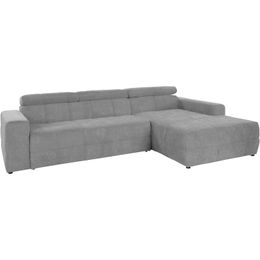 DOMO collection Ecksofa »Brandon große Ausführung B/T/H: 289/177/80 cm, auch in Leder und Cord« mit Kopfteilverstellung, wahlweise...