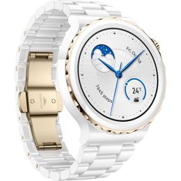 Huawei Smartwatch &raquo;Watch GT3 Pro 43mm&laquo; (3, 35 cm / 1, 32 &prime;&prime;) Harmony OS wei&szlig;/gold