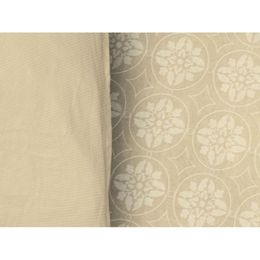 Adam Bettw&auml;sche &raquo;Romantic Puligny light&laquo; 2 Stk. aus 100 % Bio-Baumwolle, 2 teilig - Bettw&auml;sche Set beige Renforc&eacute;, Obermaterial: 100% Baumwolle