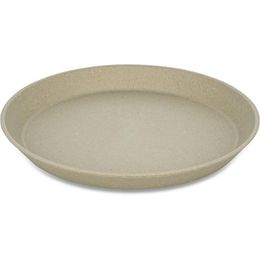 Koziol Speiseteller »CONNECT PLATE Ø 20, 5 cm, aus biozirkulärem Material« Spülmaschinengeeignet und melaminfrei, Made in Germany sand