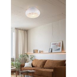 REALITY LEUCHTEN Deckenleuchte &raquo;BIDAR mit Ventilator, Deckenventilator mit Licht inkl Fernbedienung&laquo; E27 1 Stk. warmwei&szlig; - kaltwei&szlig; 3 
