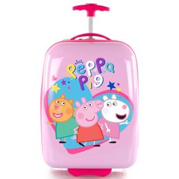 Heys Kinder Kinderkoffer &raquo;Peppa Pig rosa, 46 cm&laquo; 26 l 2 Rollen x Joachim Llambi Kindertrolley Handgep&auml;ck-Koffer pink
