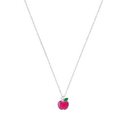Prinzessin Lillifee Kette mit Anhänger »Apfel« silberfarben-pink-grün Mädchen Kette mit Anhänger "Apfel" von Prinzessin Lillifee