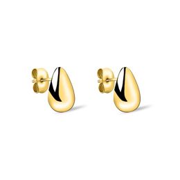 Liebeskind Berlin Damen Paar Ohrstecker &raquo;Schmuck Geschenk Edelstahl Ohrringe The Mini Drop Tropfen&laquo; gold