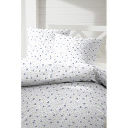 Primera Bettw&auml;sche &raquo;Soft-Seersucker Bettw&auml;sche Konfetti&laquo; 2 Stk. tlg. mit kleinen Punkten blau Soft-Seersucker, Obermaterial: 100% Baumwolle