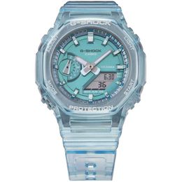 Casio G-Shock Damen Casio G-SHOCK Chronograph Quarzuhr, Armbanduhr, Damen, Herren, digital, bis 20 bar wasserdicht blau