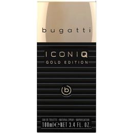 Bugatti Herren Bugatti Eau de Toilette &raquo;Bugatti Iconiq Gold EdT 100ml&laquo; mit unvergleichlicher Anziehungskraft transparent