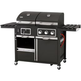Tepro Gasgrill &raquo;Kohle-Gas-Kombi Toronto&laquo; BxTxH: 173x65x116,5 cm grau