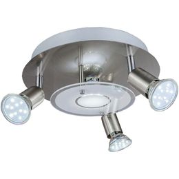 B.K.LICHT Deckenspots »BK_DL1077 LED Deckenleuchte, Schwenkbar, mit GU10-Fassung, IP20« GU10 1 Stk. Warmweiß 3W, 3.000K Warmweiß, 250 Lm,...