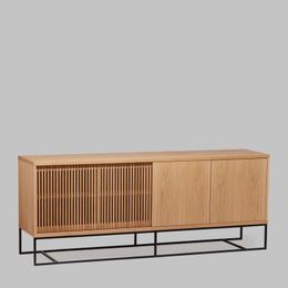 WOODMAN Sideboard &raquo;Ende&laquo; Kommode, teilmassiv, Metallf&uuml;&szlig;e, Breite 188 cm, FSC braun FSC -zertifiziertes teilmassives Holz