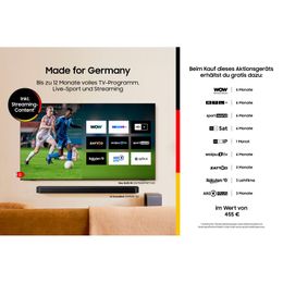 Samsung QLED-Fernseher &raquo;GQ55QN90FAT&laquo; 138 cm/55 &prime;&prime; Smart-TV NQ HDR+, Glare Free, Upscaling Pro, Dolby Atmos & AI Sound, bis 165Hz schwarz Der Art Store bringt 