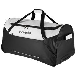 Travelite Herren Travelite Reisetasche &raquo;BASICS L, verschiedene Ausf&uuml;hrungen und Farben&laquo; Freizeittasche Sporttasche wasserabweisend Kantenschutz wei&szlig;