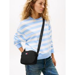 Tommy Jeans Damen Umh&auml;ngetasche &raquo;TJW ESS DAILY CROSSOVER&laquo;, Schultertasche, Kamerabag, Minibag mit Logoflagge schwarz