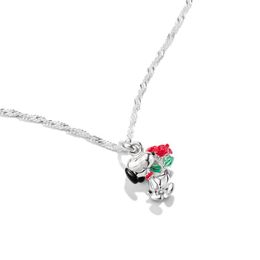 Thomas Sabo Herren Thomas Sabo Kette mit Anh&auml;nger &raquo;Thomas Sabo x Peanuts Kette Snoopy mit Rosen&laquo;