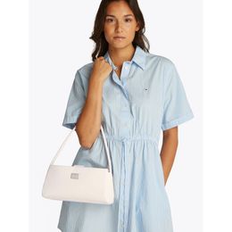 Tommy Jeans Damen Umh&auml;ngetasche &raquo;TJW AMERICAN COOL SHOULDER BAG&laquo;, Damen Clutch, Henkeltasche, Mini Bag mit Logo-Schmuckelement wei&szlig;