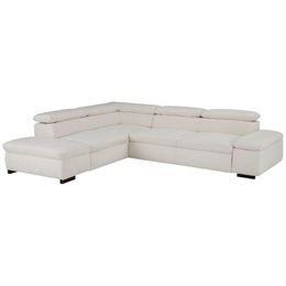 Home Affaire Ecksofa &raquo;Alberto L-Form&laquo; mit Kopfteilverstellung, wahlweise mit Bettfunktion beige 100% Polyester;Luxus-Microfaser weich (9)0% Polyester 