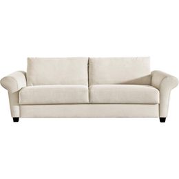 Bali Schlafsofa &raquo;ELISA Dauerschl&auml;fer in 140 und 160er Breite&laquo; komfortabler Ergoflex-Lattenrost beige 92% Polyester, 8% Polyacryl