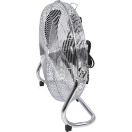Sonnenk&ouml;nig Bodenventilator &raquo;Windmaschine 14, Leistung 70W, Neigung einstellbar, robust,&laquo; 3 Stufen, schwenkbar, effizient, einfache Handhabung silber