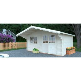 Palmako Gartenhaus &raquo;Sally&laquo; 15,5 qm transparent Massivholz