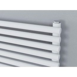 XIMAX Designheizk&ouml;rper &raquo;Gamba Slim Duplex Horizontal, 610 mm x 1000 mm&laquo; 688 Watt, Wei&szlig; wei&szlig; Stahl