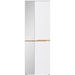 Innostyle Garderobenschrank &raquo;Memphis Garderobenschrank, 65x192x38cm (B/H/T)&laquo; 1 Stk. tlg. wei&szlig; ABS-Kunststoff, Dekorfolie, Holzwerkstoff, MDF