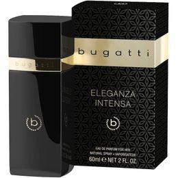 Bugatti Damen Bugatti Eau de Parfum &raquo;Eleganza Intensa EdP 60 ml&laquo; Blumiger Damenduft mit Himbeere, Mandarine, Jasmin und Amber. schwarz