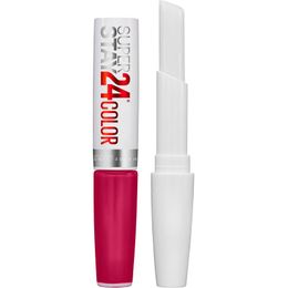 Maybelline New York Damen Maybelline NEW YORK Lippenstift &raquo;Super Stay 24H Smile Brighter&laquo; mit nat&uuml;rlichen Inhaltstoffen rot