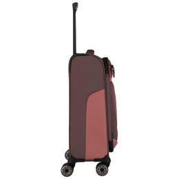 Travelite Damen Travelite Weichgep&auml;ck-Trolley &raquo;VIIA, verschiedene Gr&ouml;&szlig;en und Farben&laquo; 34 l 4 Rollen Reisegep&auml;ck Trolley Koffer Weichgep&auml;ck TSA Schloss 
