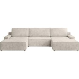 Trendmanufaktur Wohnlandschaft &raquo;Challenge, Schlafsofa mit Bettkasten, Couch in U-Form, Breite 333 cm&laquo; XXL Sofa mit Bettkasten & Schlaffunktion, auch 