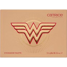 Catrice Damen Lidschatten-Palette &raquo;Wonder Woman Eyeshadow Palette&laquo; Hochpigmentiert mit matten, schimmernden und metallischen Texturen.
