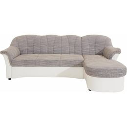 DOMO collection Ecksofa »Flores Schlafsofa, B/T/H: 233/142/86 cm, L-Form« wahlweise mit Bettfunktion, wahlweise mit Federkern, auch in Leder...