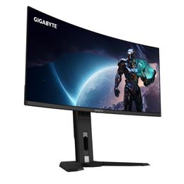 Gigabyte Curved-OLED-Monitor &raquo;MO34WQC2&laquo; 86,8 cm/34 &prime;&prime; 3440 x 1440 px WQHD 0,03 Reaktionszeit 175 Hz schwarz Neigbar,h&ouml;henverstellbar, schwenkbar, Aim 