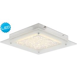 N&auml;ve n&auml;ve LED Deckenleuchte &raquo;Glasgow&laquo; LED-Board Warmwei&szlig; LED Deckenlampe>>Glasgow<<,incl.90x SMD2835 LED total 18W grau