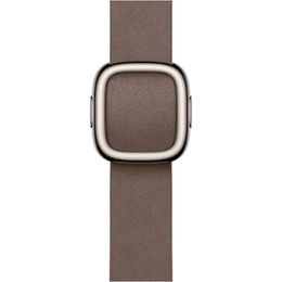 Apple Smartwatch-Armband &raquo;Moderne Schlie&szlig;e&laquo; braun Polyester Material: 68 % recyceltes Polyester aus Verbraucherabf&auml;llen