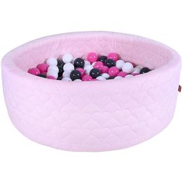 KNORRTOYS Bällebad »Soft, Heart Rose« mit 300 Bällen creme/Grey/rose; Made in Europe Heart Rose