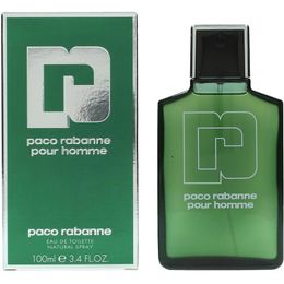 Paco Rabanne Herren Paco Rabanne Eau de Toilette &raquo;Pour Homme&laquo; W&uuml;rziger Duft mit Lavendel, Thymian, Nelke, Geranie und Tabak. gr&uuml;n