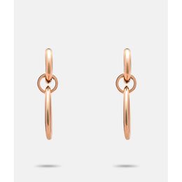 Liebeskind Berlin Damen Paar Creolen &raquo;Schmuck Geschenk Edelstahl Ohrringe The D-Link Statement&laquo; rosa