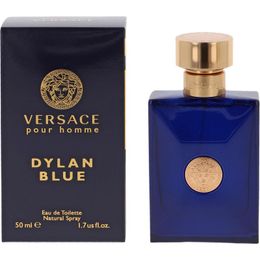 Versace Herren Eau de Toilette &raquo;Pour Homme Dylan Blue&laquo; Aquatischer Herrenduft mit Patchouli, Bergamotte und Tonkabohnen. blau