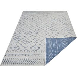 freundin Home Collection Teppich &raquo;Olympia&laquo; rechteckig 5 mm H&ouml;he In-& Outdoor, Wendeteppich, Wetterfest, Balkon, Garten, Wohnzimmer grau/creme...