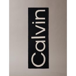 Calvin Klein Damen Modetuch &raquo;BOLD LOGO 2-TONE WOOL HW SCARF&laquo; Perfekt f&uuml;r den Alltag schwarz