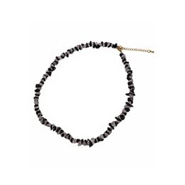 Firetti Damen Collier &raquo;Schmuck Geschenk Schmuck Geschenk&laquo; Made in Germany - mit Sodalith, Granat oder Onyx und Bergkristall gelb