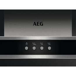 AEG Deckenhaube &raquo;DBB3651M&laquo; 3 Leistungsstufen, 2 sp&uuml;lmaschinenfeste Aluminium-Fettfilter silber Hochleistungsmotor: F&uuml;r schneller saubere Luft