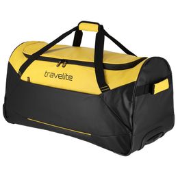 Travelite Herren Travelite Reisetasche &raquo;BASICS L, verschiedene Ausf&uuml;hrungen und Farben&laquo; Freizeittasche Sporttasche wasserabweisend Kantenschutz gelb