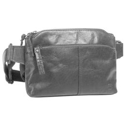 SPIKES & SPARROW Spikes & Sparrow Damen G&uuml;rteltasche echt Leder schwarz