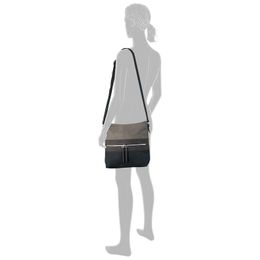 Tom Tailor Damen Tom Tailor Umh&auml;ngetasche &raquo;ELLEN Cross bag L&laquo; mit schickem Farbverlauf grau